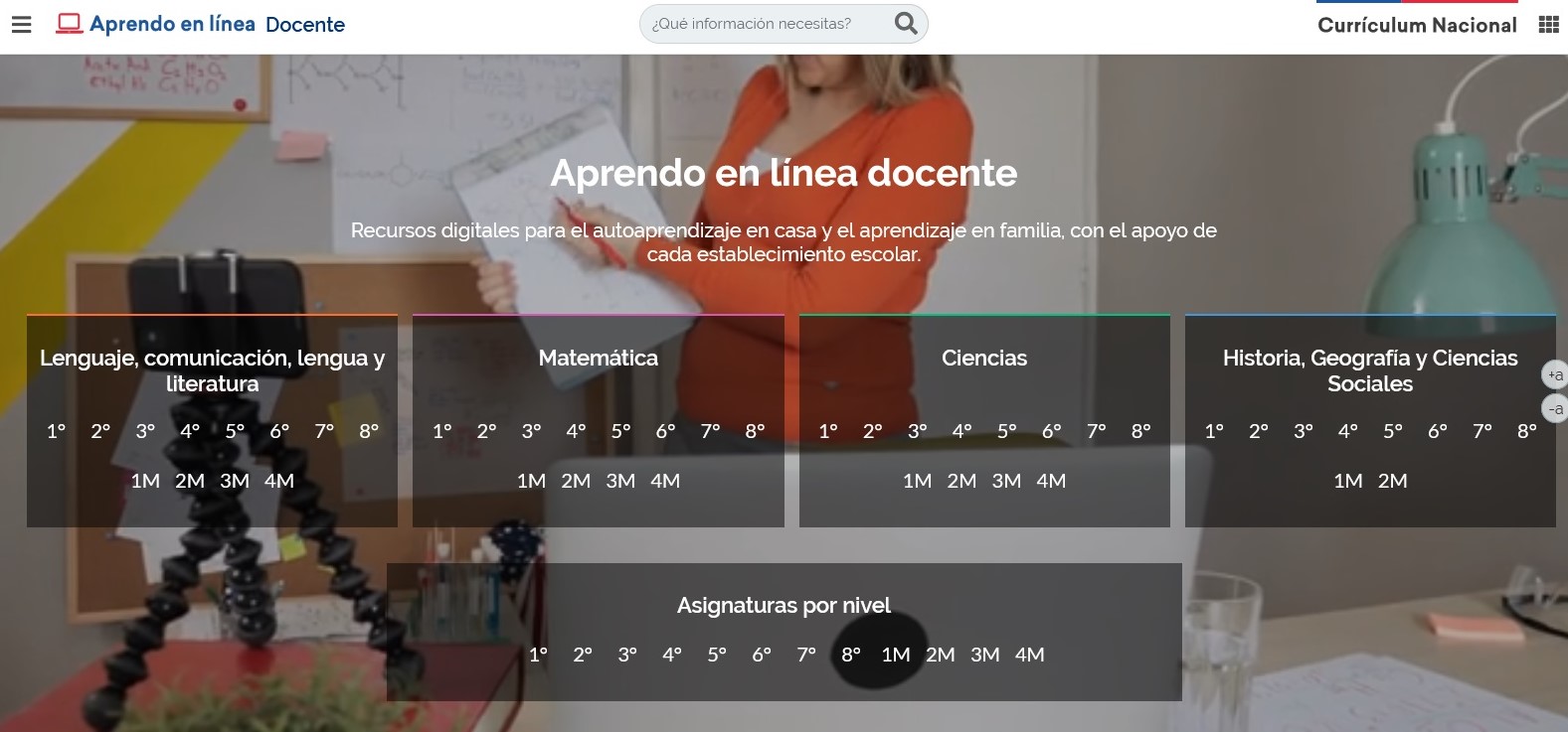 Mineduc lanza portal Aprendo en Línea Docente con más de 20 mil ...