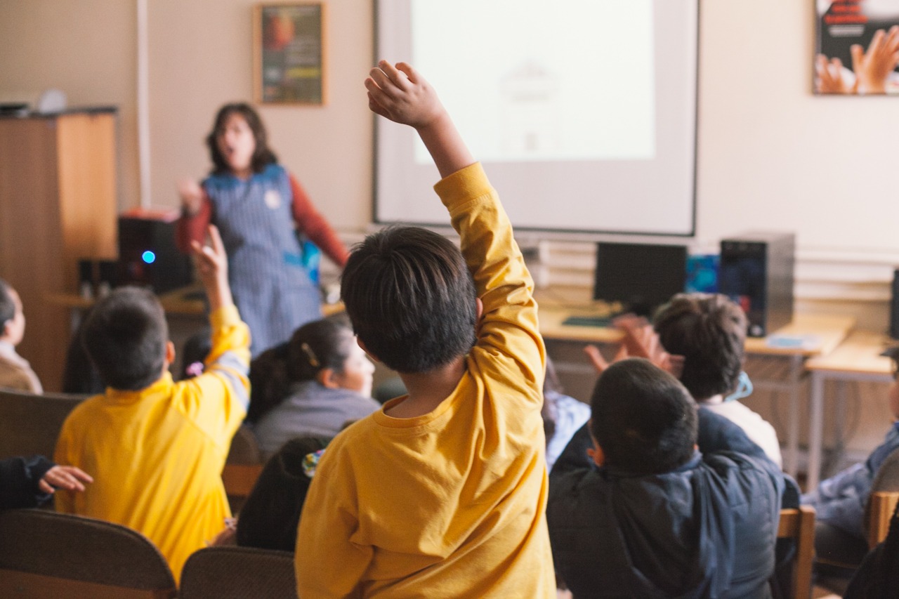 Niños en sala de clases - Ríos
